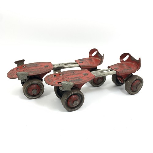 Vintage Red Rascal Roller Skates / No Straps | eBay