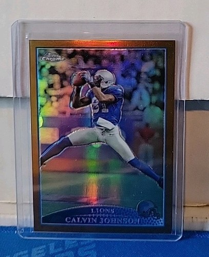 2009 Topps Chrome Copper Refractor /649 Calvin Johnson #TC10 HOF | eBay