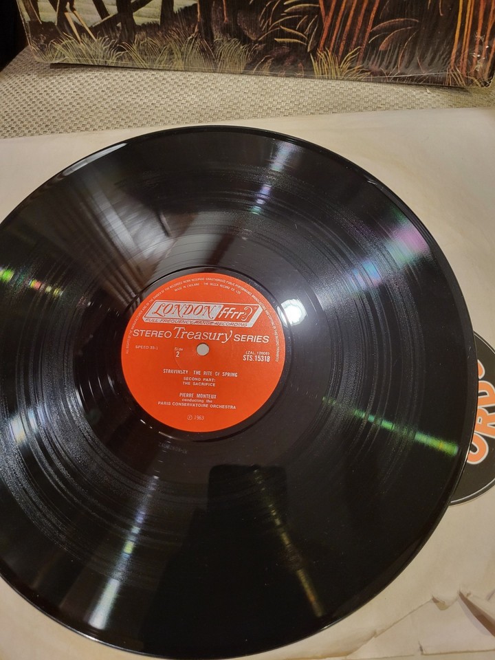 Stravinsky Rite Of Spring LP London STS15318 NM Vinyl EX Shrink Cover ...