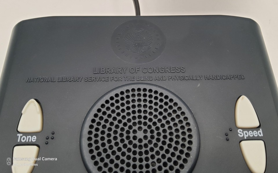 Digital Talking Book Player for the blind DS1 Audio Library Congress ...