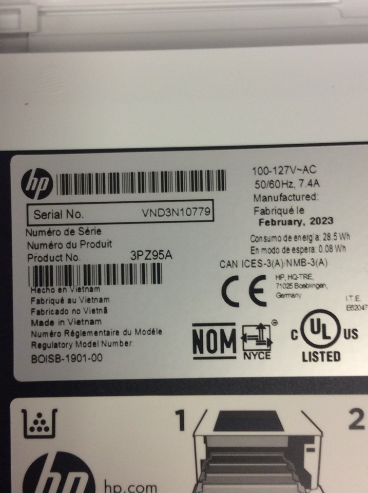 HP Color LaserJet Enterprise M455 Laser Printer Duplex w/Toner, 11K ...