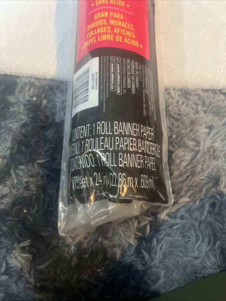 Elmers W321128 White Banner Paper Roll 75' x 24" | eBay