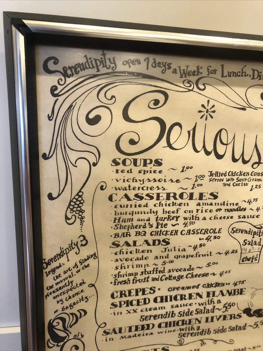 Serendipity 3 Menu