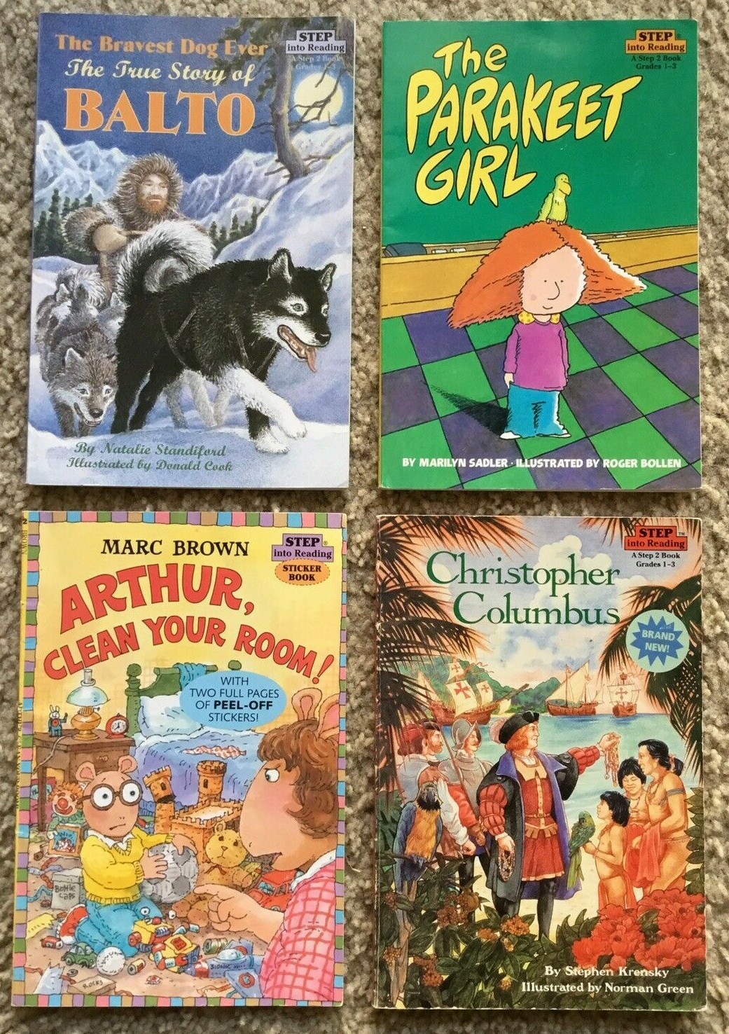 Lot of 4 Step Into Reading Level 2 Books | eBay