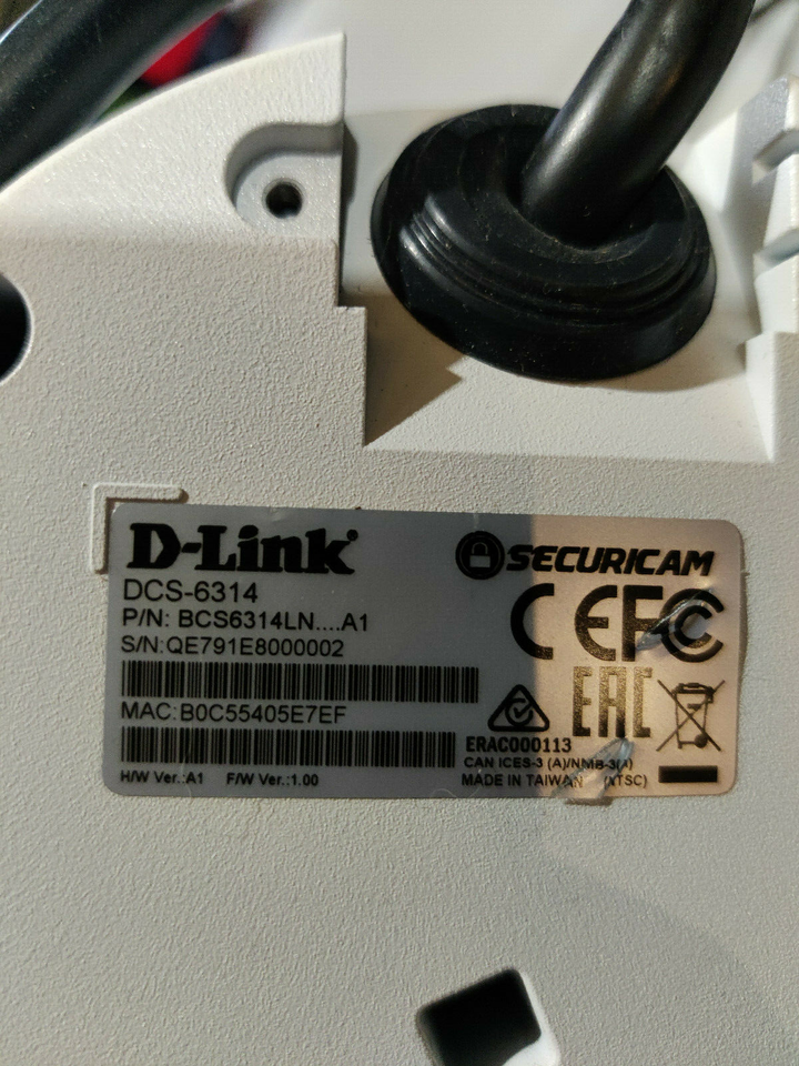 D-Link Security IP Camera DCS-6314 PoE Power over Ethernet | eBay