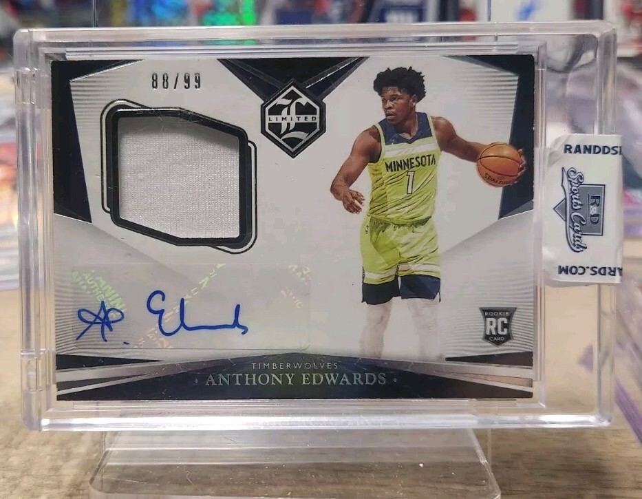Anthony Edwards Rookie Card Roundup, Hottest eBay Auctions