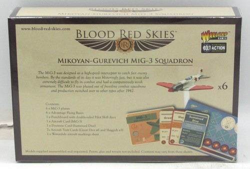Blood Red Skies 772211021 Mikoyan-Gurevich MiG-3 Squadron (Soviet) WWII ...