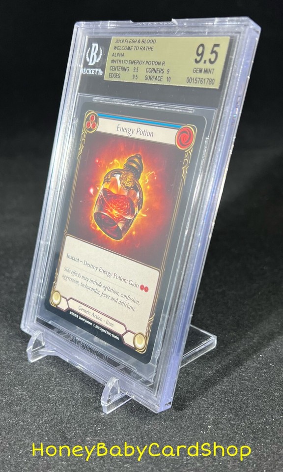 Flesh and Blood Welcome to Rathe 2019 Energy Potion BGS 9.5 GEM MINT ...