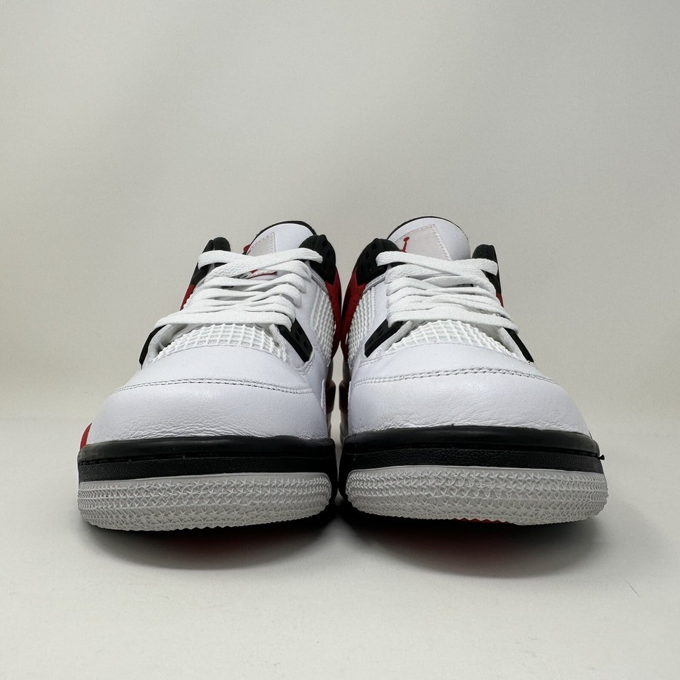 Nike Air Jordan Retro IV 4 GS Red Cement Black Grade School Size 7y ...