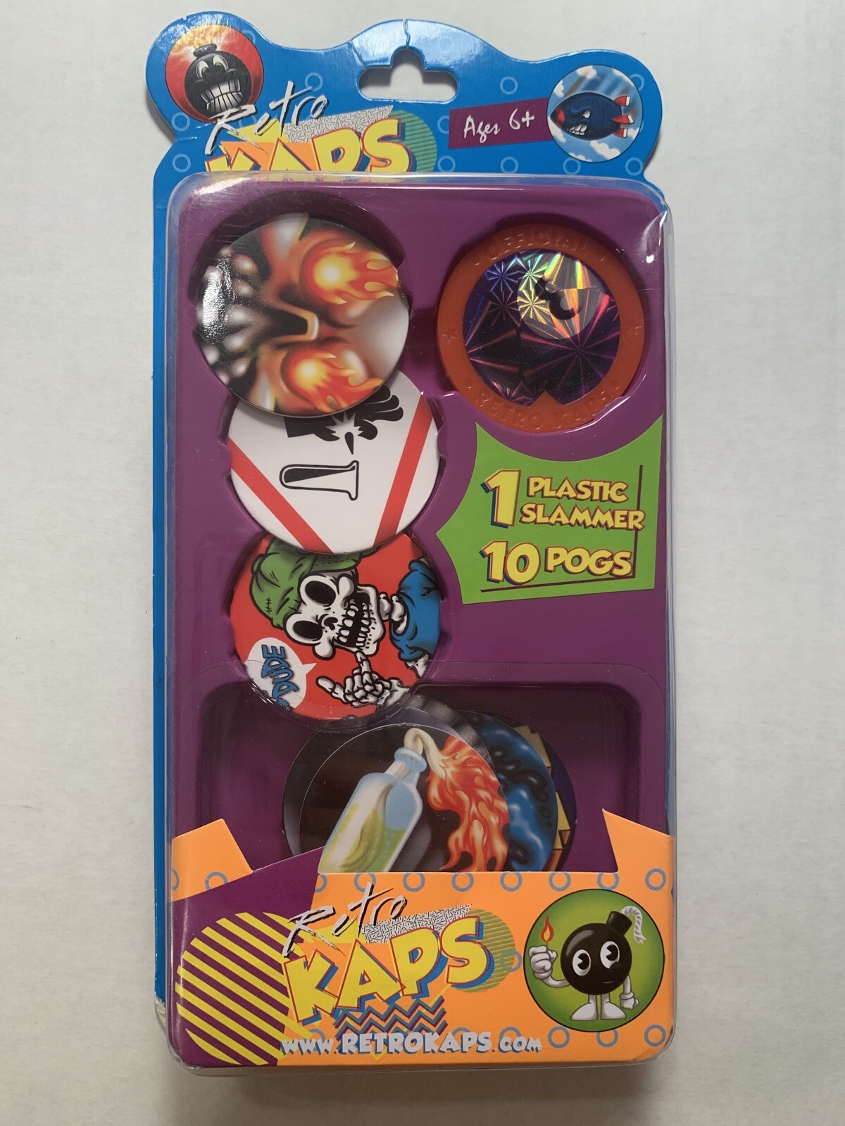 Retro Kaps Booster Pack 1 Slammer, 10 Pogs Ages 6+ | eBay