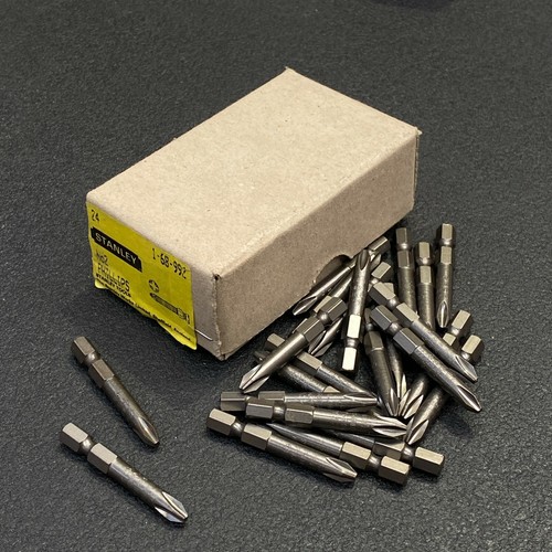 24 Stanley 1-68-992 PH2 Phillips 1 1/4" Hex Insert Screwdriver Bits | eBay