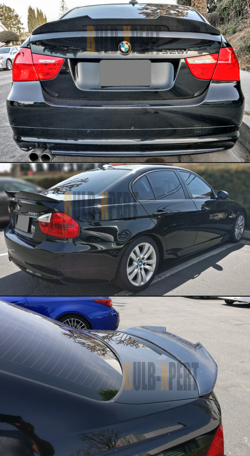 FOR 2006-11 BMW E90 3 SERIES M3 SEDAN DUCKBILL CARBON FIBER TRUNK ...