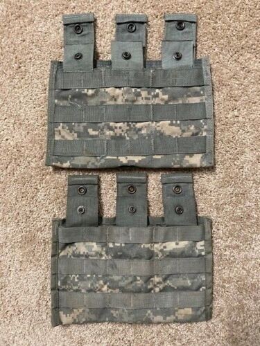 MOLLE II US Army FLC Chest Rig! Tactical Vest w/ 2 Triple Mag Panels ...