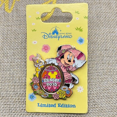 Hong Kong Disney Resort Pin LE 500 Easter 2015 Minnie & Miss Bunny HKDL ...