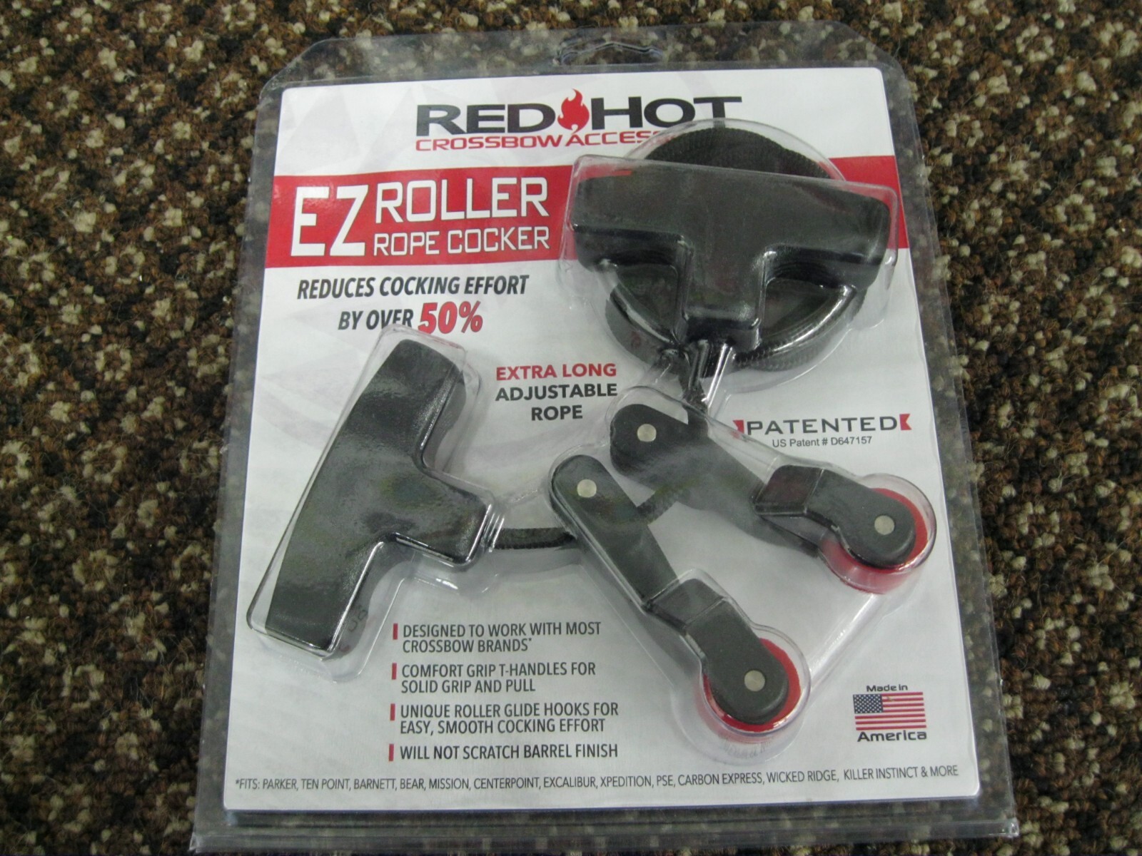 RED HOT EZ ROLLER ROPE COCKER FOR CROSSBOWS - PARKER -ETC | eBay
