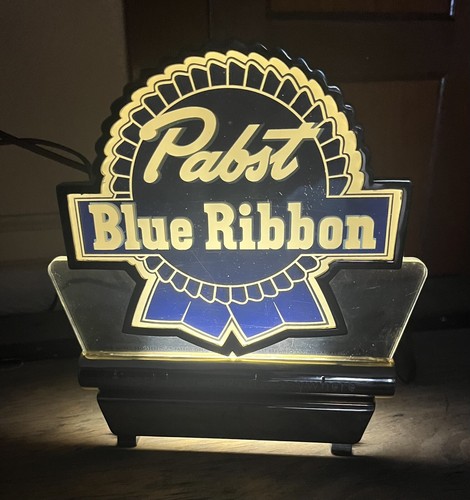 VINTAGE PABST BLUE RIBBON BEER REGISTER LIGHT SIGN MILWAUKEE WISCONSIN ...