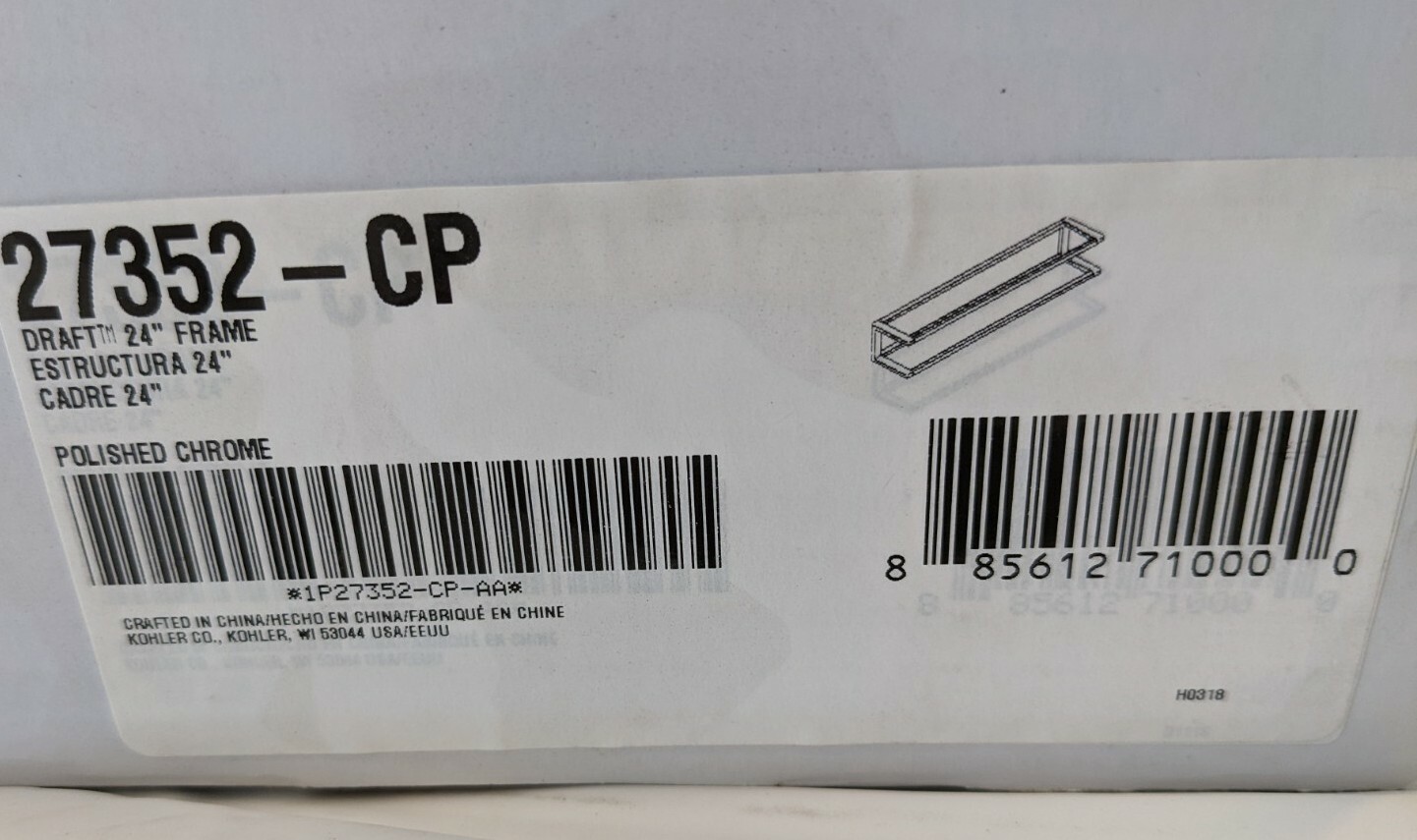 Kohler 27352-CP Draft Towel Bar in Polished Chrome | eBay