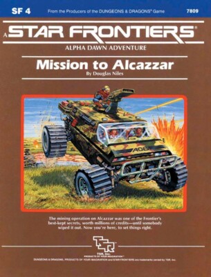 Star Frontiers: (SF4) Mission to Alcazzar TSR HOBBIES Sci Fi RPG Role ...