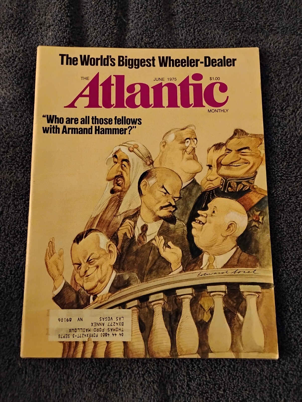THE ATLANTIC MAGAZINE / JUNE 1975 / ARMAND HAMMER / BIGGEST WHEELER ...