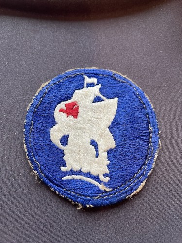 Vintage WWII US Army Caribbean Defense Command Uniform Patch Cut-Edge ...