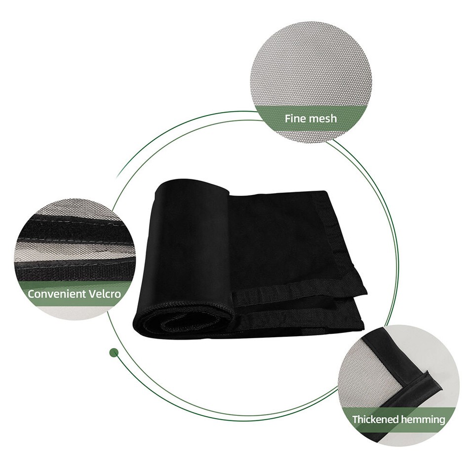 Garage Door Curtain Mosquito Netting Anti Bug Fly Insect Mesh Screen ...