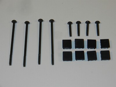 Set of 8 OEM Replacement Fat PlayStation 2 PS2 Screws & Covers + Rubber ...