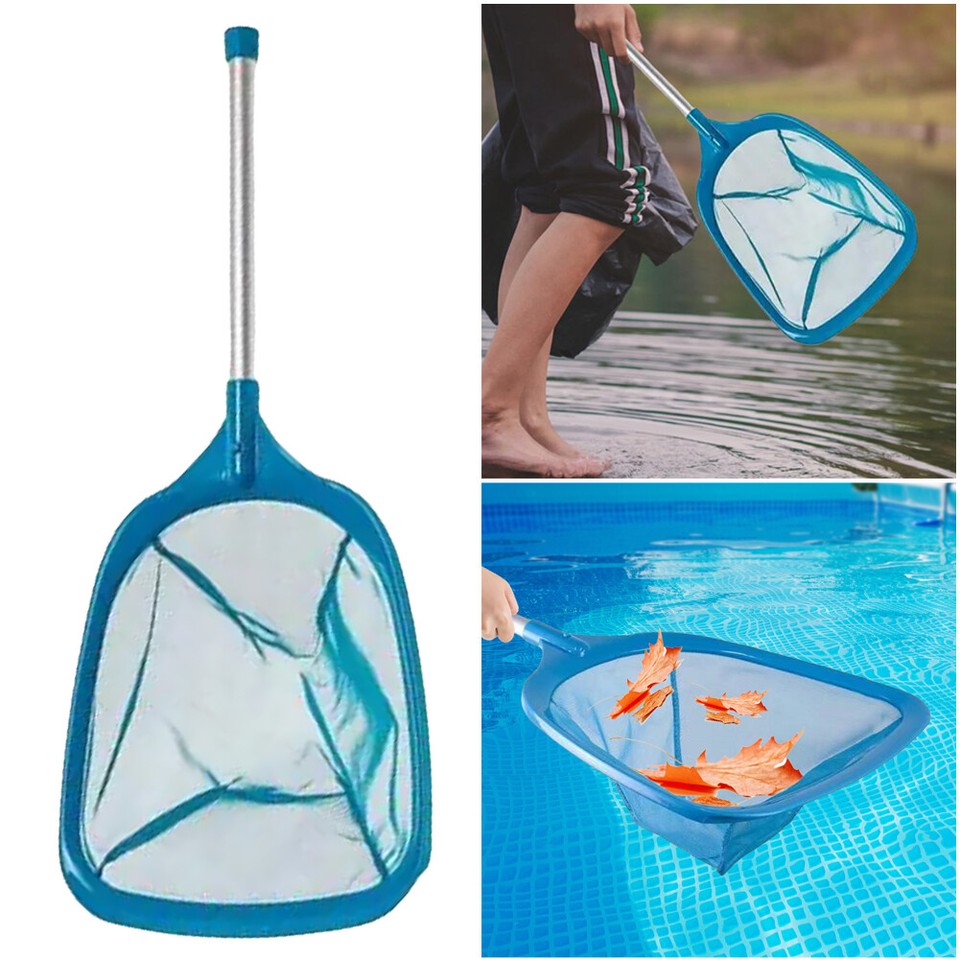 Swimming Pool Skimmer Net with Metal Pole Pool Leaf Skimmer Pool ...