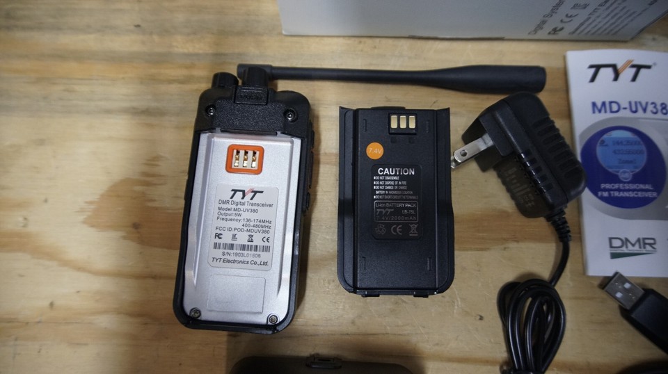 TYT MDUV380 DMR AES-256 ENCRYPTION Digital UHF VHF Radio Dual Band ...