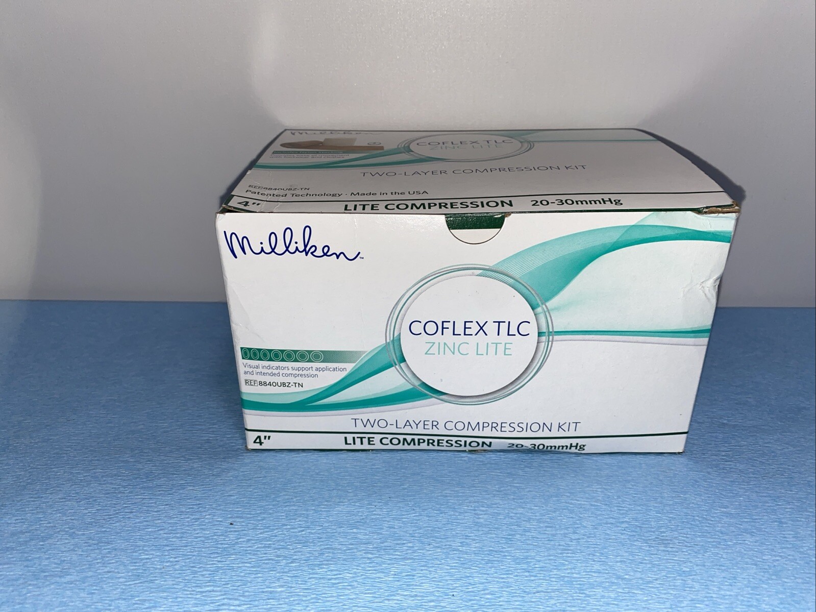 Milliken CoFlex TLC Zinc LITE 2 Layer Compression Kit 4" 20-30mmHg ...