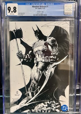 Absolute Batman #1 Jim Lee Sketch Cover CGC 9.8 | eBay