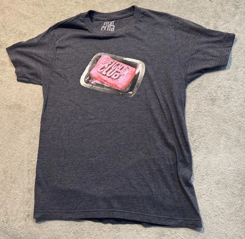 FIGHT CLUB SOAP BAR T SHIRT MOVIE LOGO STYLE BRAD PITT Size Small Tee ...