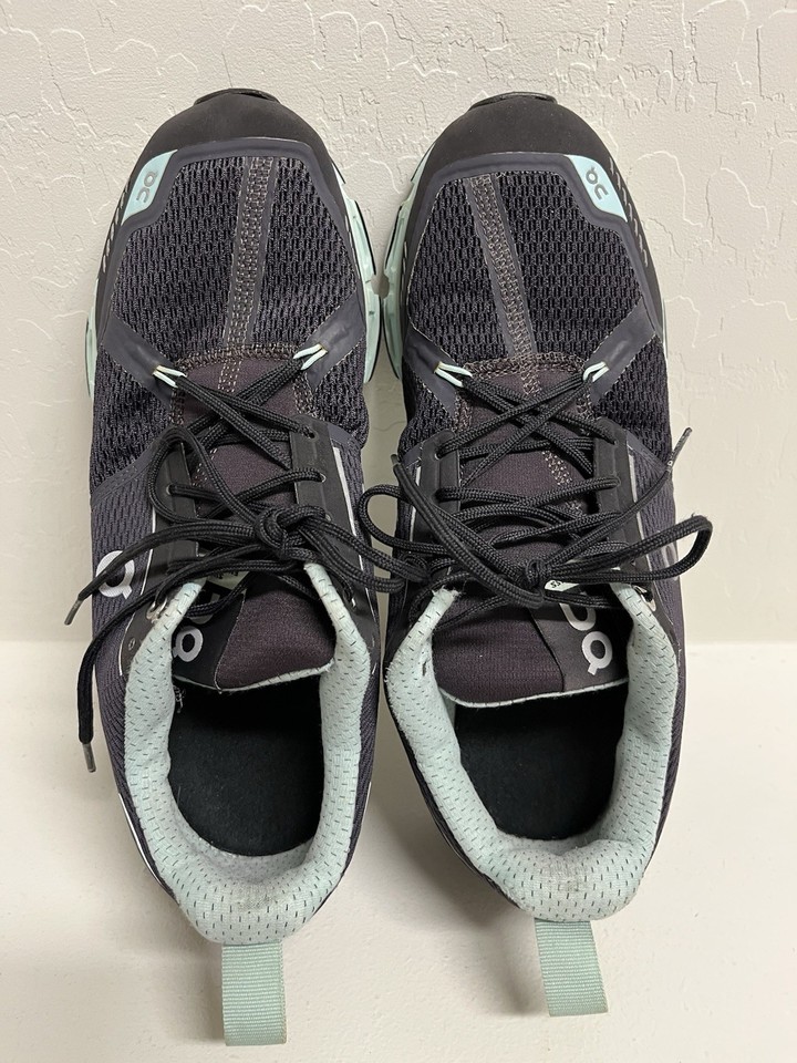 OnCloud Cloudflyer Womens Size 9.5 Black Mint Cloudtec Running Shoes ...