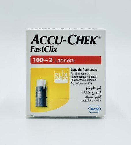 * Accu-Chek FastClix 100 + 2 (102) Lancets AccuChek Performa Nano ...