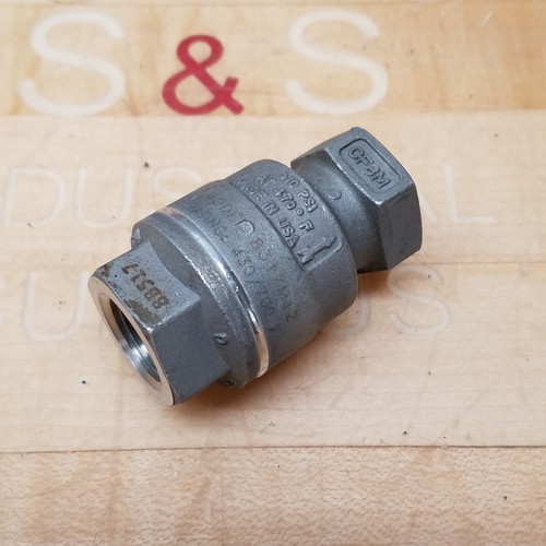 DFT 8317M12 1/2" SCV Check Valve, 750 CWP, A352 CF8M, Model D, Seal ...
