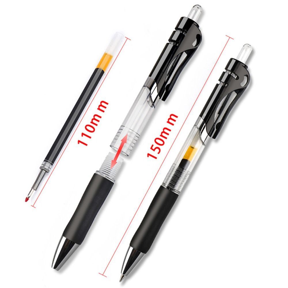 ST Tip Gel Pen 0.5mm Black/Blue/Red Ink Signature Pen Student Specific ...