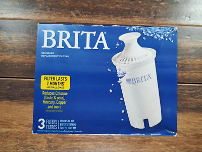 Brita Stream Pitcher Water Filter Gray, Pack of 3 60258362152| eBay