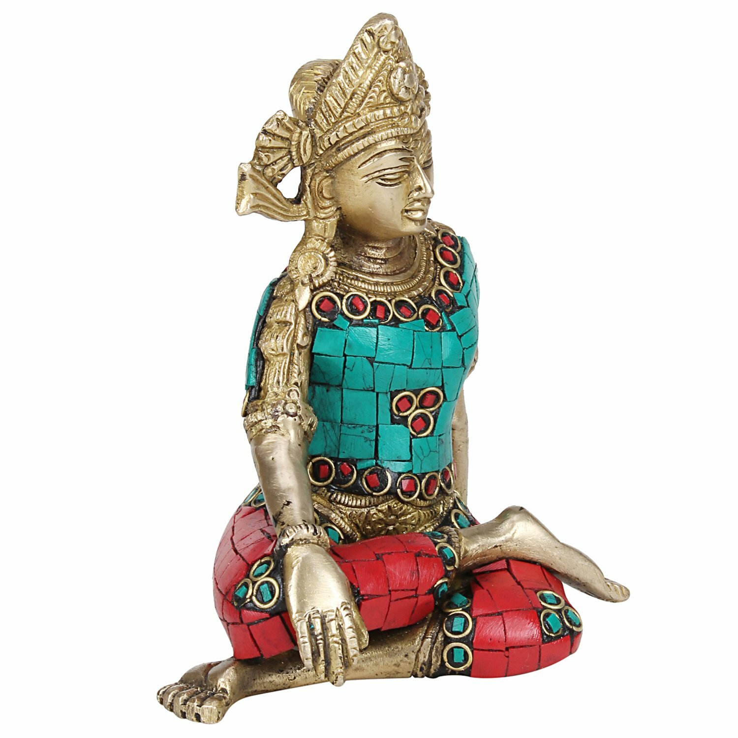 Hindu God Lord Indra Dev Statue Sculpture Idol Figurine | eBay
