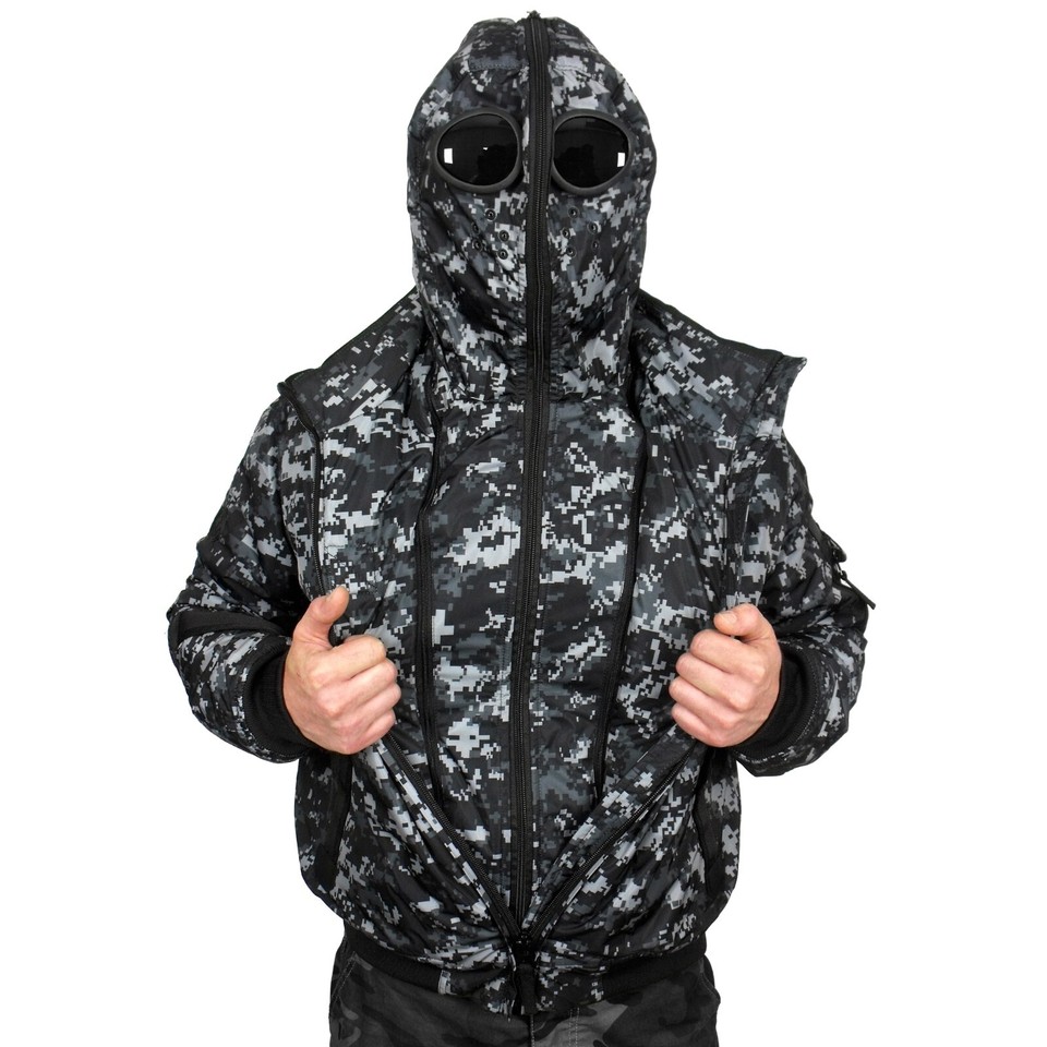 Mens Goggle Jacket Location Bomber Rain Coat EXO Windproof Waterproof ...