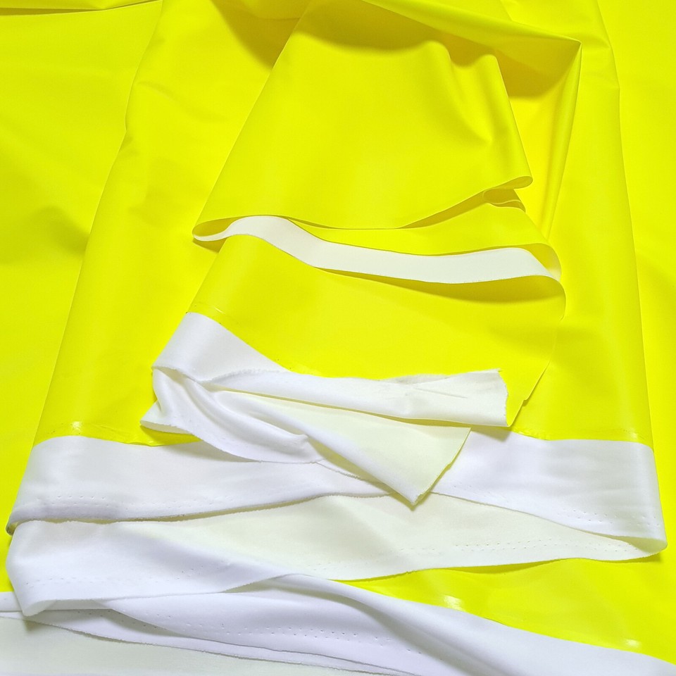 Matte Fluorescent Vinyl Pleather Stretch Neon Clothing Waterproof ...