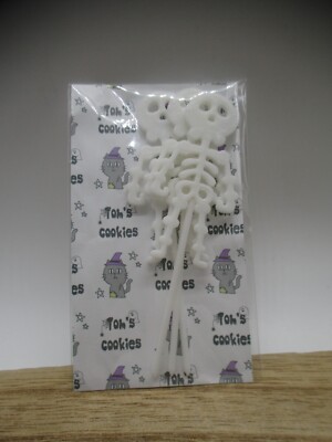 Toms cookies food picks Halloween Skull 3pcs Large cake topper Lunch ...
