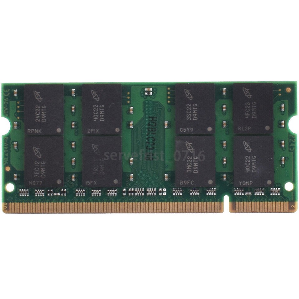 Crucial 8GB 4GB 2GB 2RX8 PC2-6400 DDR2-800MHz 200pin SDIMM Laptop ...