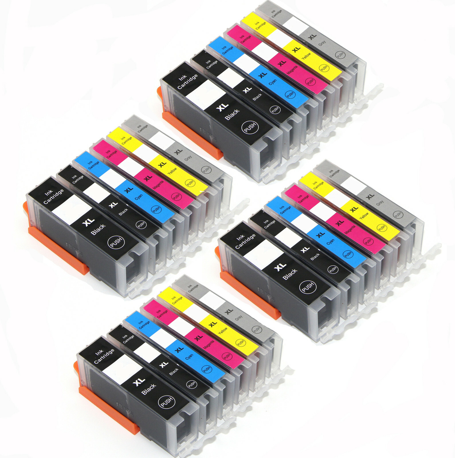 24 Pack Combo Ink Set for Canon PGI-270 CLI-271 XL Pixma MG7720 TS8020 ...