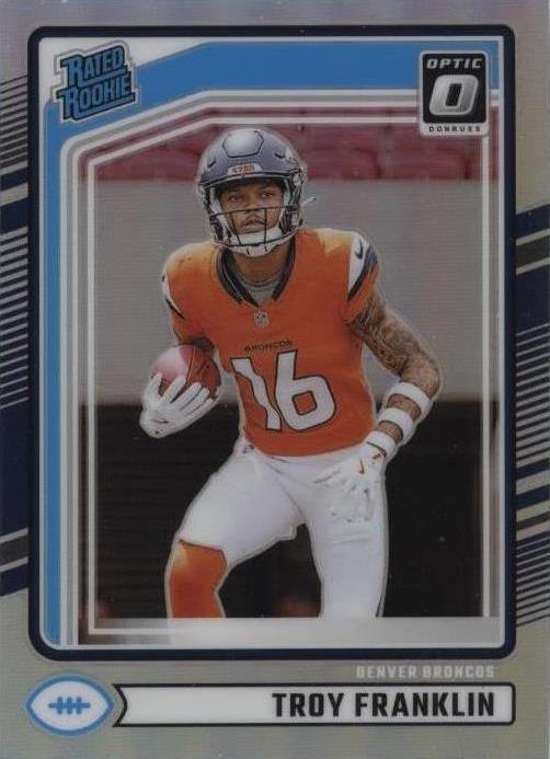 2024 Panini Donruss - Rated Rookie Troy Franklin #338 Optic Preview ...