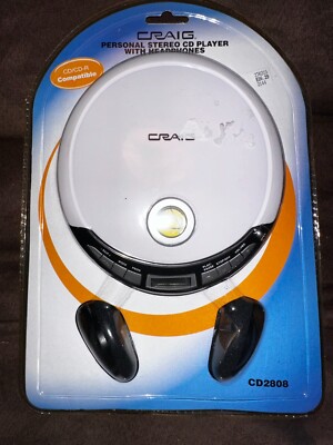 Craig Personal Stereo Portable CD Player w/ Headphones CD2808 Sealed | eBay