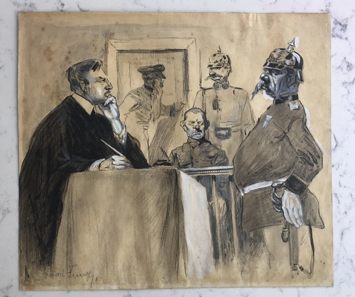 German Soldier Ww1 Drawing