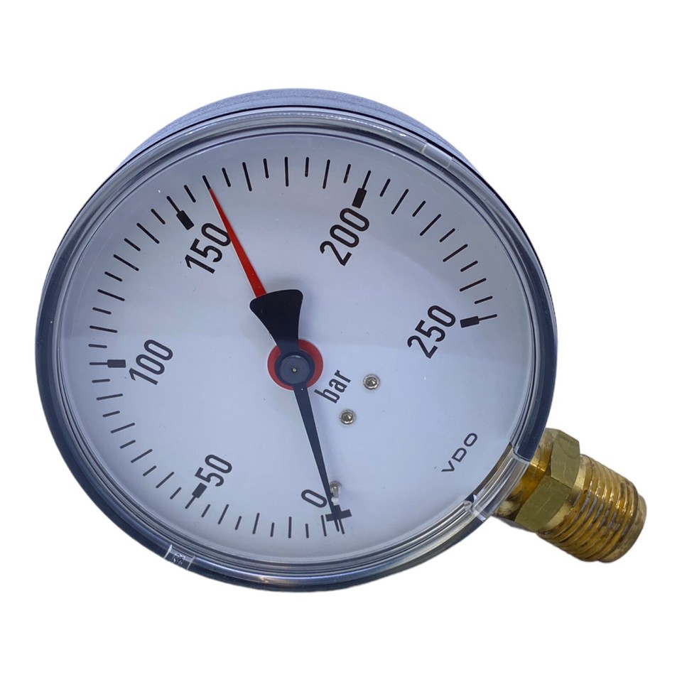 VDO 1.444.084.001 pressure gauge 0-250 bar G1/2A pressure gauge ...