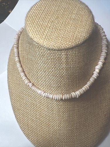 Vintage 70s Pucca Shell Necklace Surf iconic barrel Clasp 15” Chocker ...