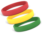 Social Distance Wedding Wristbands | Color Coded Blank Bracelets for ...