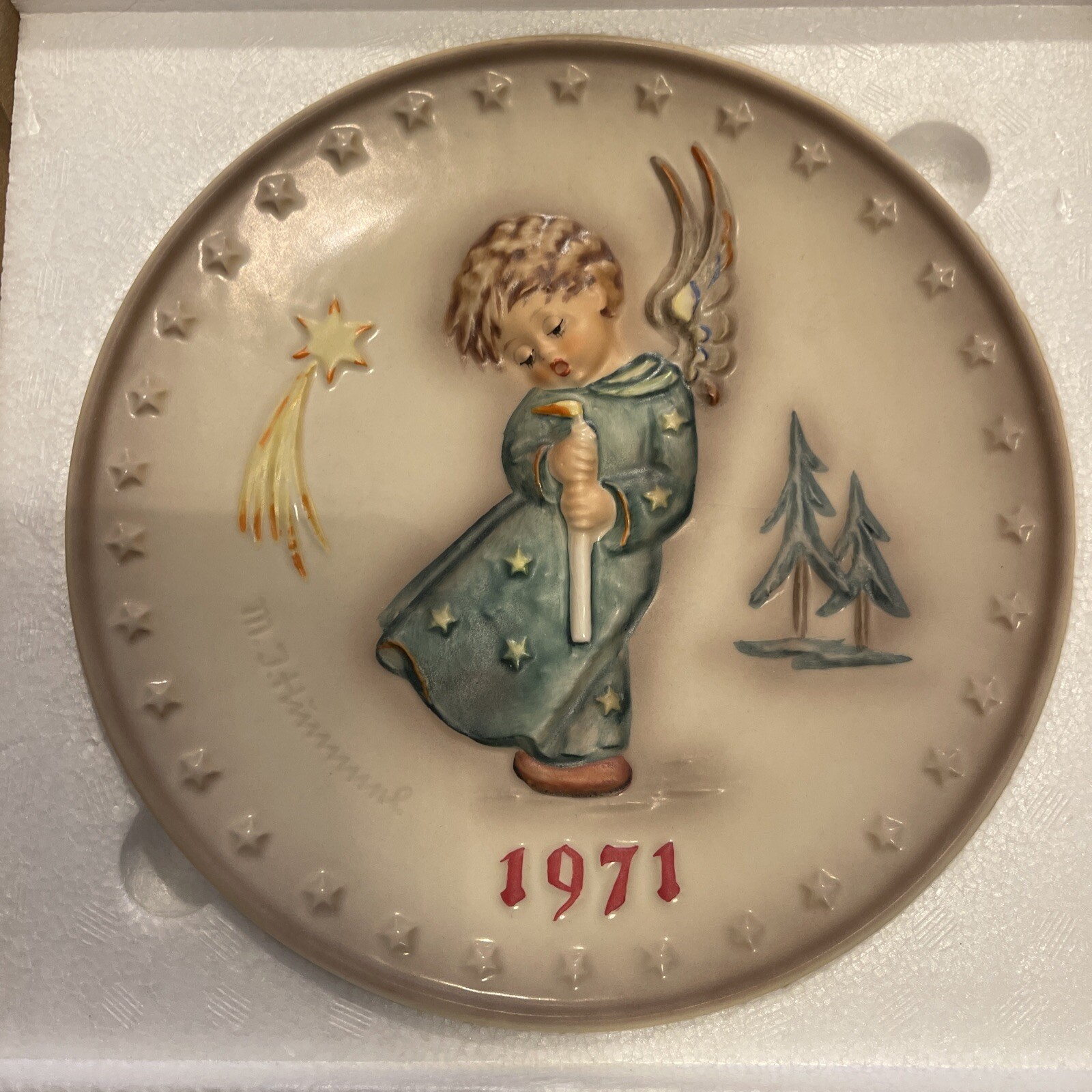Hummel 1971 First Annual Plate "Heavenly Angel" First in Series Most ...