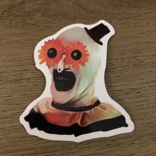 Terrifier Art the Clown Horror Water Resistant Sticker Decal NEW | eBay